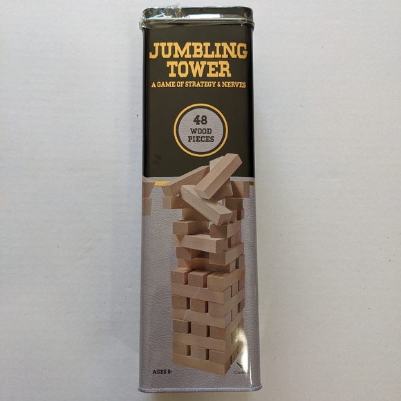 Toys | Jumbling Tower A Game Of Strategy Nerves 48 Pieces | Poshmark